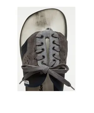Acne Studios Panelled Lace-up Flip Flops
