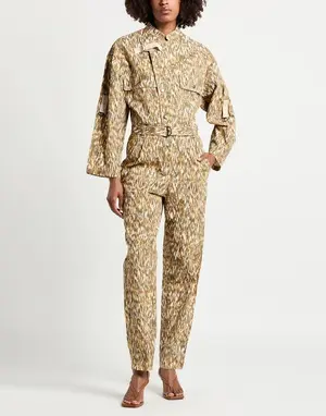 Isabel Marant Étoile Woven Jumpsuit With Lapel Collar