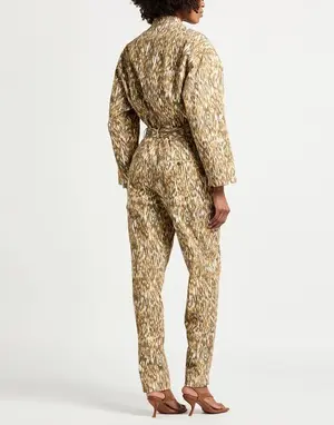 Isabel Marant Étoile Woven Jumpsuit With Lapel Collar