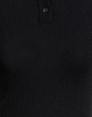 Brunello Cucinelli Metallic Lightweight Knit Short-sleeve Polo Shirt