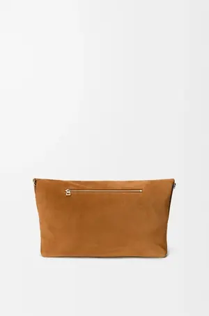 Loewe Bob Folded Tote In Suede