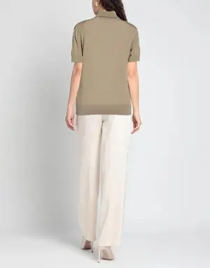 Dolce & Gabbana Short Sleeve Turtleneck Wool Knit