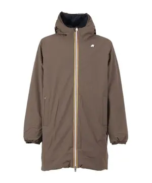 K-WAY Jacob St Warm Reversible Hooded Jacket - Brown