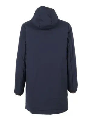 K-WAY Jacob St Warm Reversible Hooded Jacket - Brown
