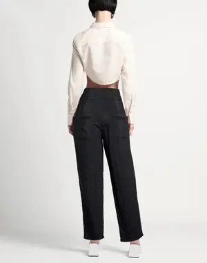 Isabel Marant Étoile Solid Tailored Straight Leg Trousers With Drawstring Waist