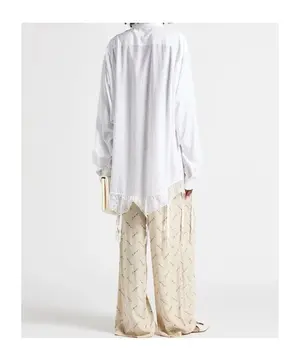 Balenciaga Lace Trim Shirt