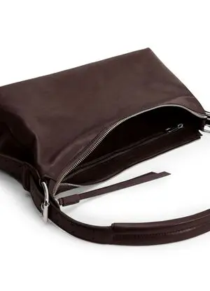 LEMAIRE Belted Leather Baguette Bag