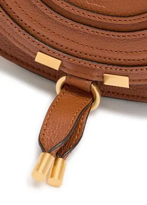 Chloé Grain Leather Saddle Bag - Brown