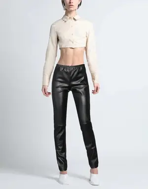 MAISON MARGIELA Plain Pu Leather Pants