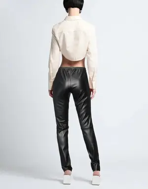 MAISON MARGIELA Plain Pu Leather Pants