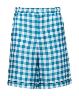 Prada Silk Bermudas - Blue
