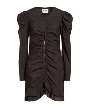 Isabel Marant Étoile Bodycon Dress With Gathered Detail And Ruffles