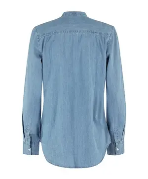 Aspesi Chinese Collar Denim Shirt
