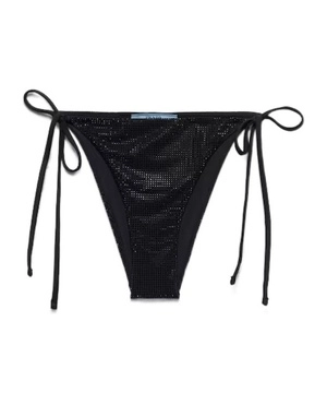 Prada Embellished Bikini Bottom - Black