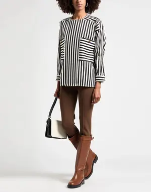 Max Mara Striped Woven Blazer