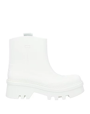 Chloé Solid Color Platform Boots - White