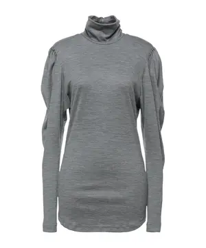 Isabel Marant Étoile Long Sleeve Turtleneck Top With Puff Sleeves