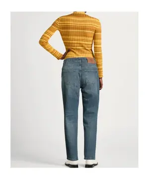 MAXCO. Max&co. Tapered Jeans With Zippered Pockets