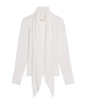 Helmut Lang Scarf Detailed Blouse