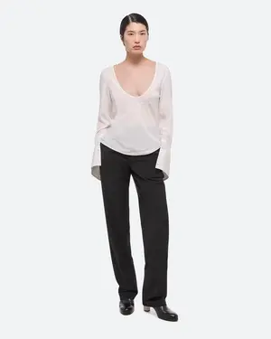 Helmut Lang Scarf Detailed Blouse