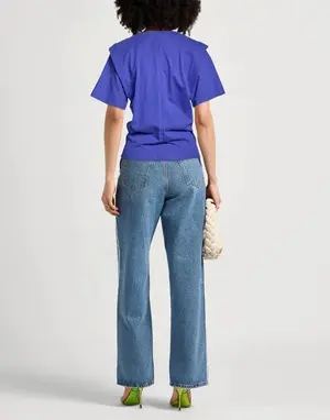 Isabel Marant Étoile Solid Color Short Sleeve T-shirt