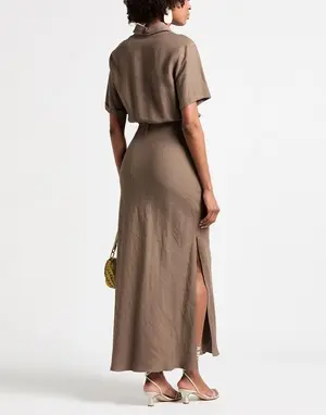 Brunello Cucinelli Minimalist Solid-color A-line Skirt