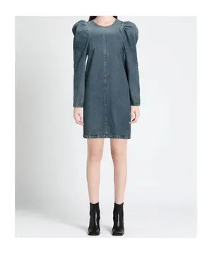 Sportmax Long Sleeve Denim Dress