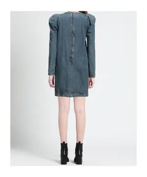 Sportmax Long Sleeve Denim Dress