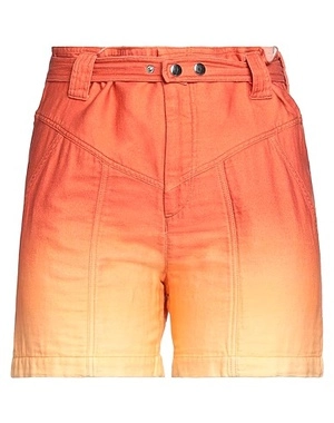 Isabel Marant Étoile Tie-dye Flannel Shorts With Belt