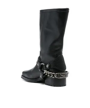 Zadig&Voltaire Igata Chain Detailed Biker Boots