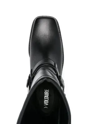 Zadig&Voltaire Igata Chain Detailed Biker Boots