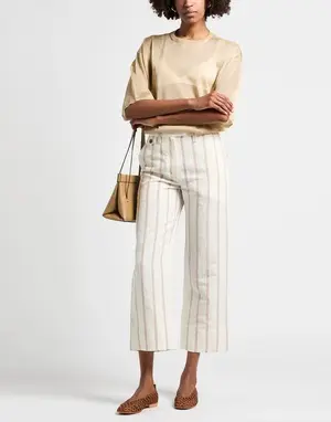 Brunello Cucinelli Striped Tailored Trousers