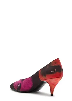 Versace Printed Low-cut High Heels