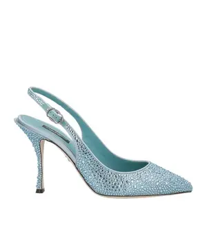 Dolce & Gabbana Rhinestone Embellished Slingback Pumps