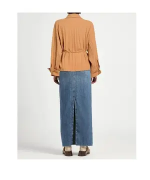 MAXCO. Solid Colour Shirts Blouses