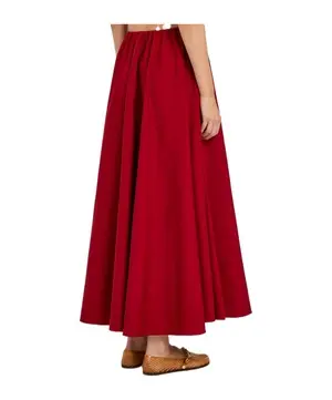Staud Versatile Minimalist Midi Skirt