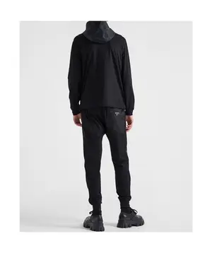 Prada Technical Cotton And Re-nylon Pants