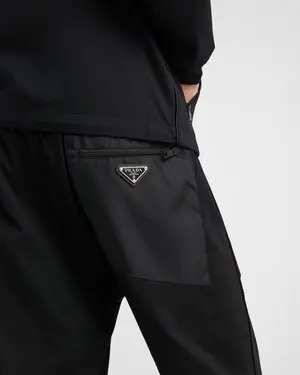 Prada Technical Cotton And Re-nylon Pants