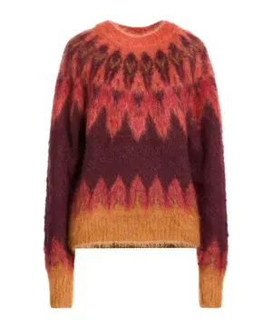Isabel Marant Étoile Multicolor Long Sleeve Brushed Top - Red