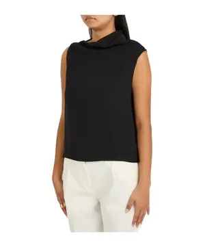 Vince Asymmetric Crepe Top