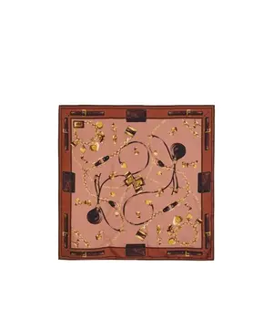 Chloé Silk Printed Scarf - Pink