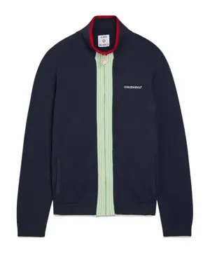 Casablanca High-neck Zip-up Track Jacket - Black