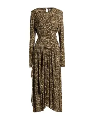Isabel Marant Étoile Leopard Print Long-sleeve Dress