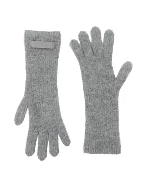 Jacquemus Simple Knitted Gloves - Gray