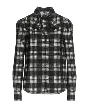 Saint Laurent Plaid Long Sleeve Shirt