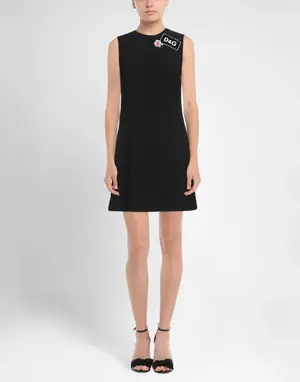 Dolce & Gabbana Sleeveless Appliqué Patchwork Dress