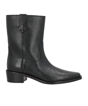Tory Burch Logo Ankle Boots