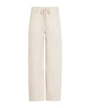 Citizens Of Humanity Versatile Minimalist Linen Casual Pants - White