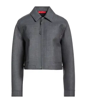 MAXCO. Simple Long-sleeve Coat - Black