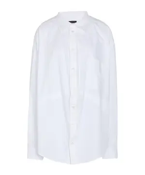 Balenciaga Loose Solid Color Shirt - White